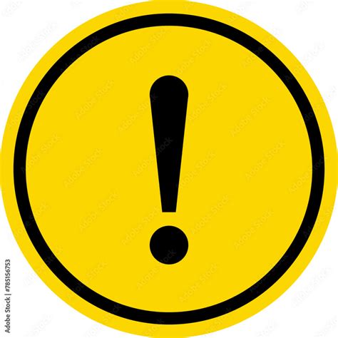Yellow Warning Dangerous Attention Icon Danger Symbol Warning