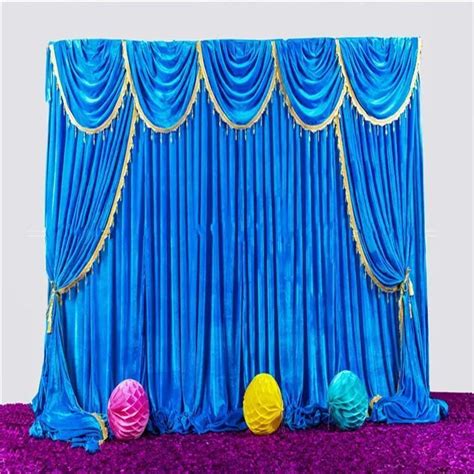 ₩156845에서 고품질 벨벳 웨딩 배경 배경 통조림으로 술집 스테이지 스테이지 공연 배경 커튼 3x3m 웨딩 Deaorate2713 Dhgate