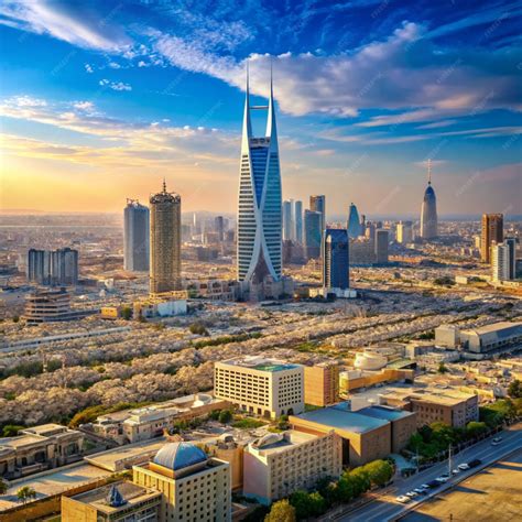 Arabia Saudyjska Krajobraz Riyadh W Mourning Riyadh Tower Kingdom