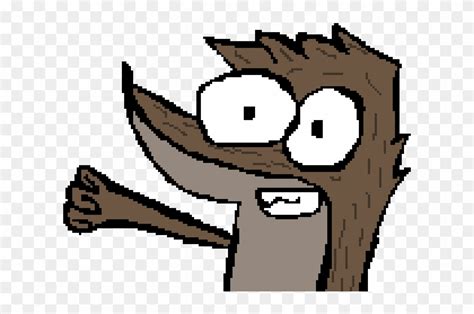 Rigby Cartoon Clipart 5657155 Pikpng