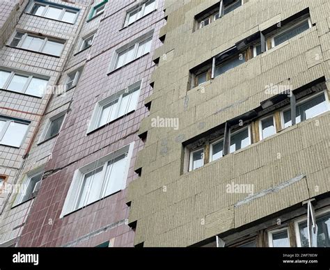 Insulation Of External Walls Of The Apartment Building And Facade