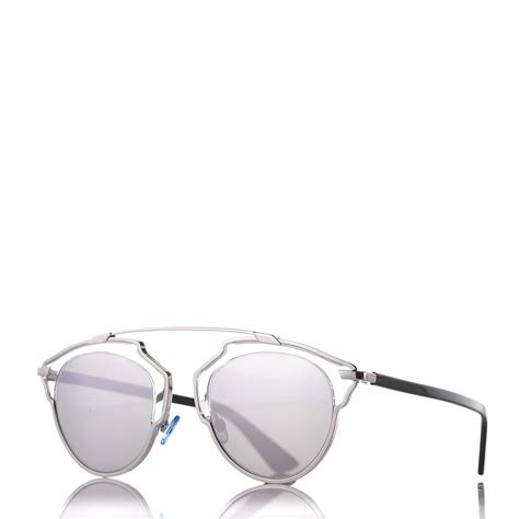Christian Dior Mirrored So Real Sunglasses Silver 325031