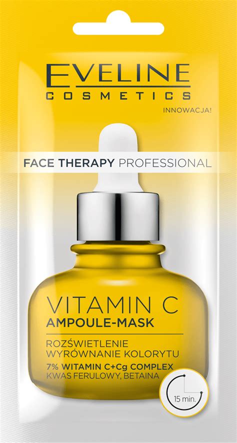 EVELINE COSMETICS Face Therapy Professional maska ampułka witamina C ml kupuj w zawsze