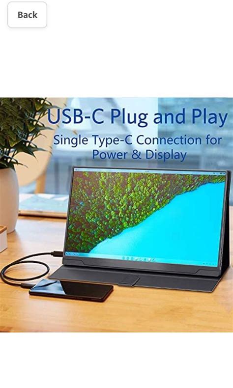 Cocopar Portable Monitor Upgraded 173 Inch 1080p Fhd Ips Hdr 100