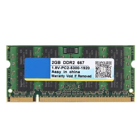 Ddr2 Ram Mémoire De Carte Mère Dordinateur Portable Ddr2 667 Mhz 2 Go