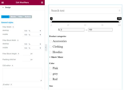getting started with product filter plugin wbw