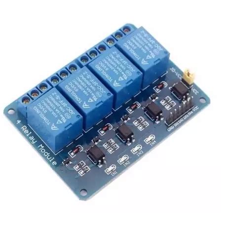 Be Modulo Rele 4 Canales Arduino Con Optoacoplador MercadoLibre Ec