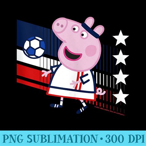Peppa Pig France Soccer Colors Sublimation Artwork Png Dow Inspire