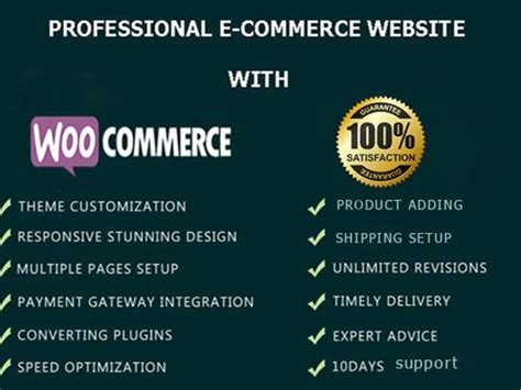 professional ecommerce website using woocommerce upwork