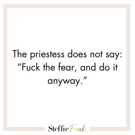 The Wisdom Of Fear Steffie Funk The Priestess Path
