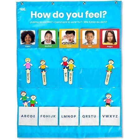 Amazon Learning Resources Helping Hands Pocket Chart Classroom