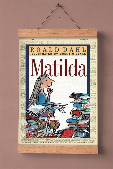 Matilda Book Cover Poster