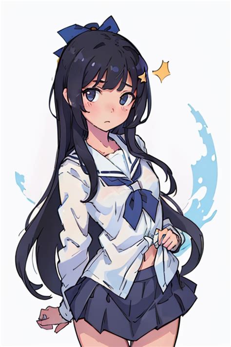 長髪j〇ちゃん「あなたは何色のリボンが好きですか？」 Painter Ai画像・ai動画の投稿＆生成サイト Painter（ペインター）