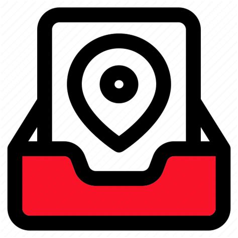 File Gps Region Drawer Filing Cabinet Icon Download On Iconfinder