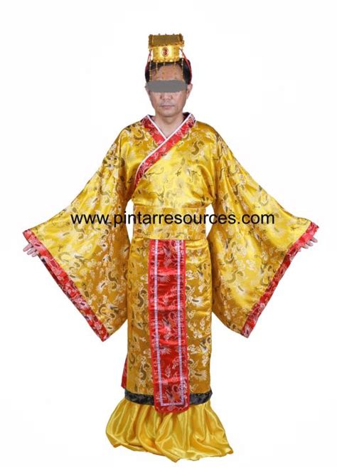 Ready Stock Cosplay Adult Ancient Han Dynasty Chinese Emperor Costume
