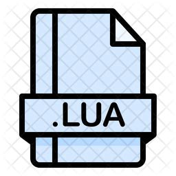 Lua Icon Download In Colored Outline Style