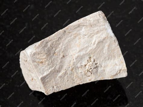 Premium Photo Raw Chemical Limestone Stone On Dark Background