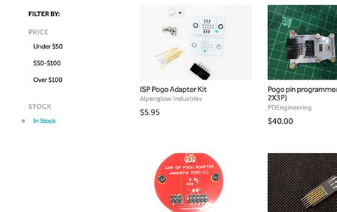 Tindie Blog Tindie Tip Search For In Stock Items Only