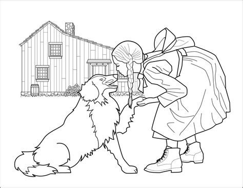 Coloring Pages Little House On The Prairie