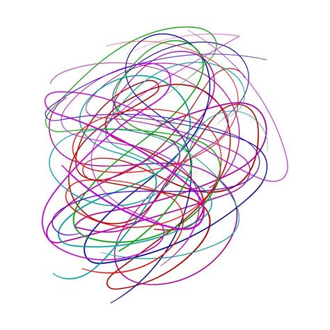 Random Hand Drawn Scribble Doodle Symbols Vector Random Hand Drawn