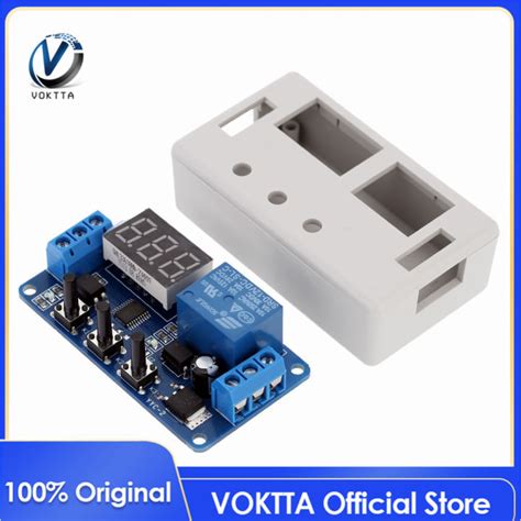 Original VOKTTA V Digital LED Display Time Delay Relay Module PCB Board Automation Delay Timer