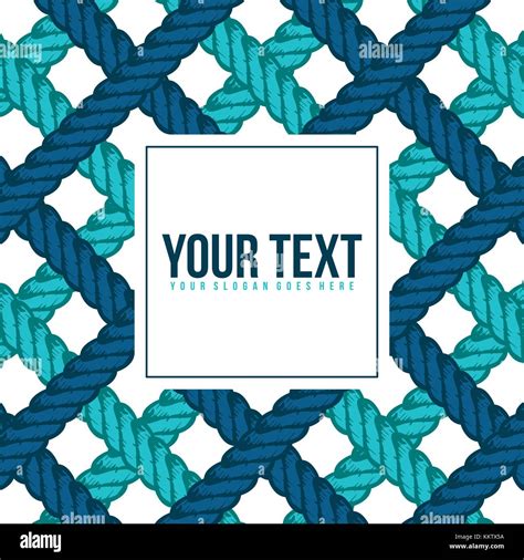 Lasso Rope Vector Pattern Background Template Art Stock Vector Image