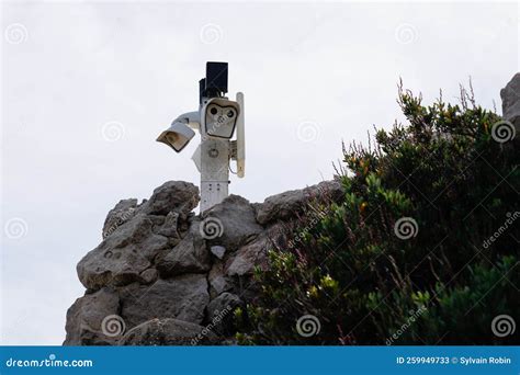 Cctv Remote Monitoring System Modern And Technological Camera For Advanced Video Surveillance