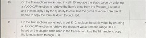 10 On The Transactions Worksheet In Cell I10 Chegg