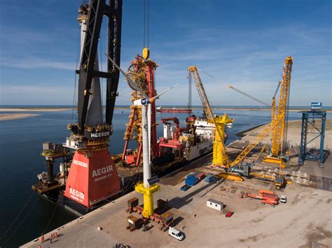 First Offshore Wind Turbine Using The Slip Joint Connection