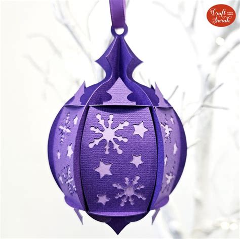 Slot Together 3d Christmas Ornaments Craft With Sarah