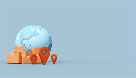 Livraison Logistique Dans Le Monde Entier Image De La Planète Terre Et