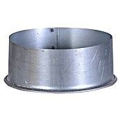 Firefix Ofen Kapsel Durchmesser 120 Mm Feueraluminiert Silbergrau