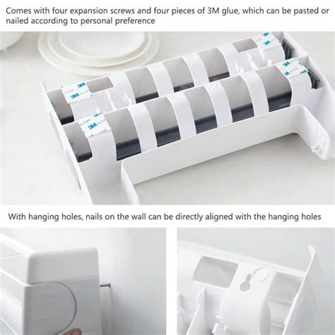 Пластиковая пленочная стойка для хранения многофункциональная кухонная Органайзер переносная 1