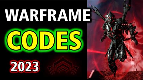 All Free Warframe Codes In Game For 2023 Warframe Codes Game Garden