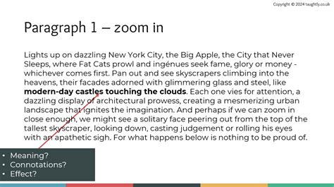 Improving Language Analysis For First Language English Paper 1 Question 2 D Teaching Resources