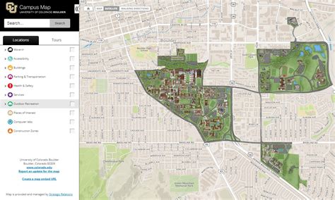 Cu Boulder Campus Map Pdf Zip Code Map
