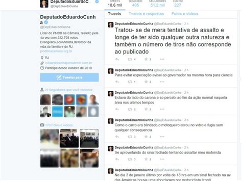 G1 Eduardo Cunha Afirma Que Sofreu Tentativa De Assalto No Rio