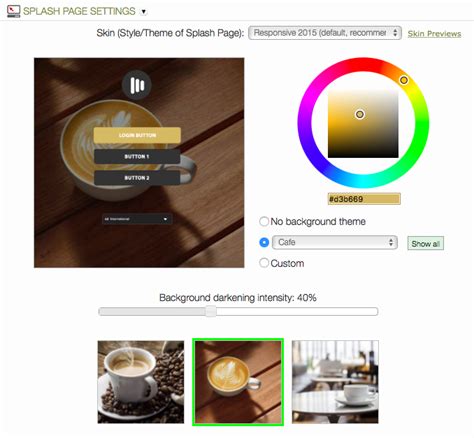 Built In And Custom Backgrounds Hotspotsystem Help Desk