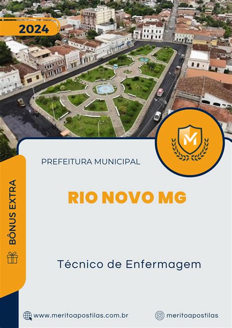 Apostila Técnico de Enfermagem Prefeitura de Rio Novo MG 2024