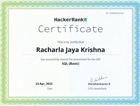 Jaya Krishna On Linkedin Hackerrank