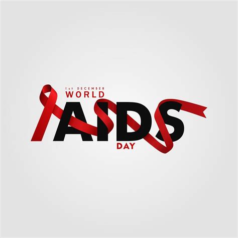 World Aids Day Awareness Month Concept Poster Celebrated On 1 December