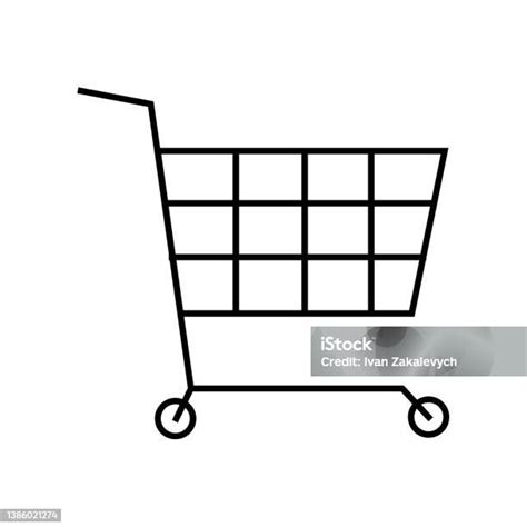 Icône Du Panier Dachat Supermarché Acheter Le Symbole Du Panier Vecteur