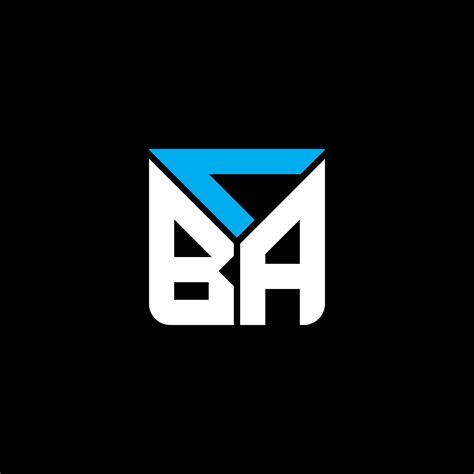 Cba Letter Logo Creative Design With Vector Graphic Cba Simple And