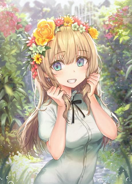 Anime Flower Girl