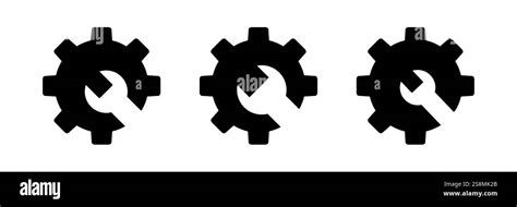Setting Icon Vector Cog Settings Icon Symbol Stock Vector Image Art Alamy