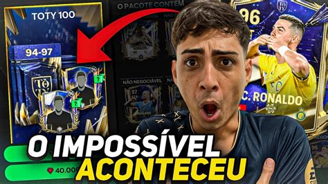 GANHEI O NOVO CR7 ABRI O PACK TOTY 100 E MITEI YouTube