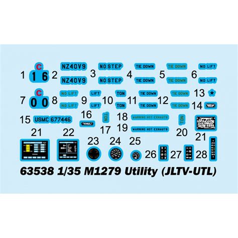 Camion M1279 Utility Jltv Utl 135 I Love Kit 63538