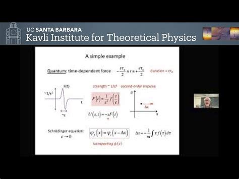 free video quantum impulse control christopher jarzynski from kavli