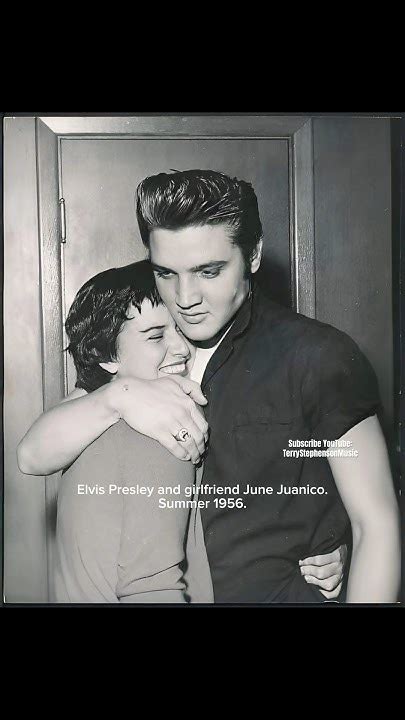 Elvis Presley And Girlfriend June Juanico Summer 1956 Youtube