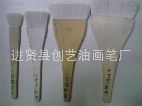 创艺普通羊毛1 6寸底纹笔 羊毛刷 羊毛排刷 装潢涂料用 阿里巴巴
